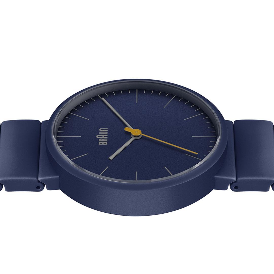 BN0171 Braun unisex classic watch - blue dial and blue ceramic bracele ...