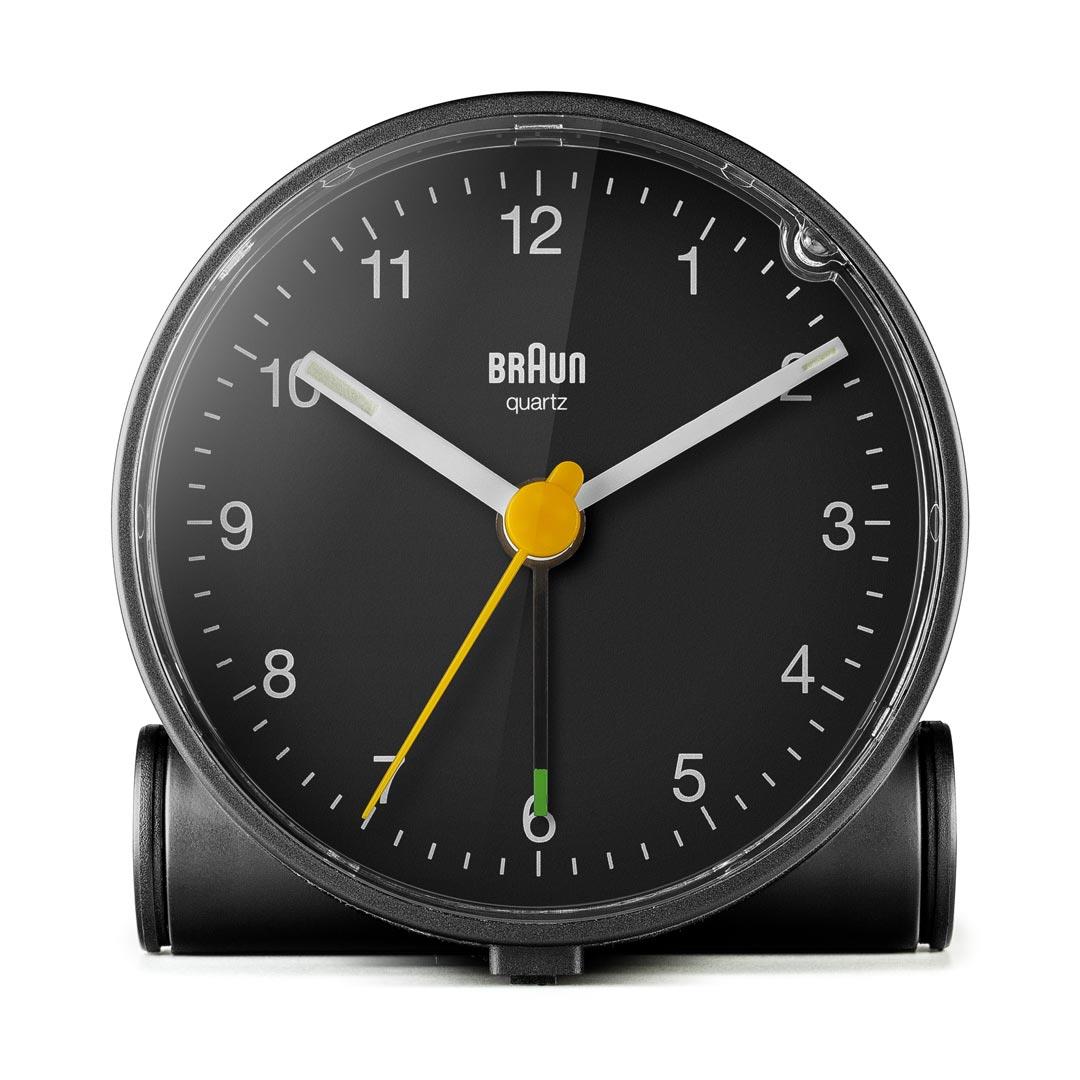 BC01 Braun classic analogue alarm clock - black – US - Braun Clocks ...