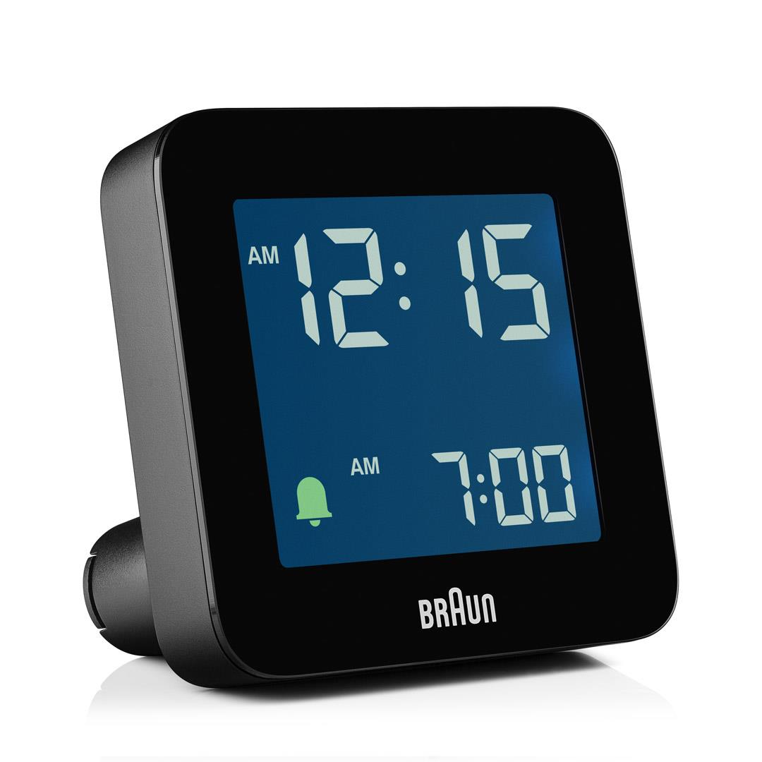 BC09 Braun digital alarm clock - black – US - Braun Clocks & Watches